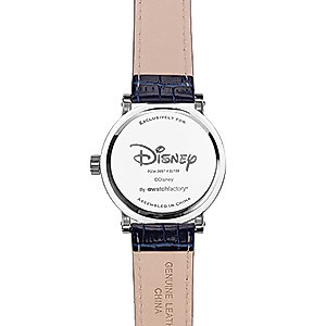 Disney Mickey Mouse Adult Vintage Articulating Hands Analog Quartz Watch, Blue