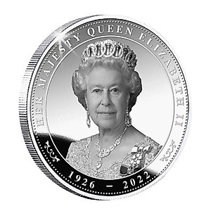 ZHIPAI Queen Elizabeth Ii Commemorative,Her Majesty Queen Elizabeth Ii 1926-2022,Queens of Englands Collection Souvenir Coin,Medallion Collection