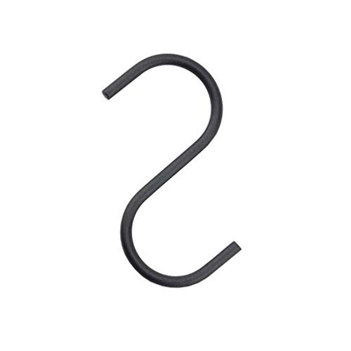 NAHANCO SHKSMRS12 Heavy Duty Steel S Hook Hanger, Gunmetal Finish, 4" (12 Pack)