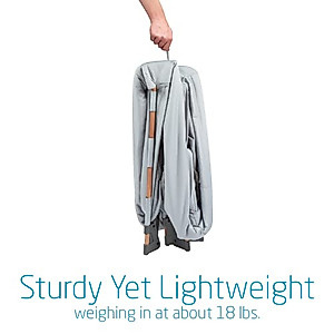 Maxi-Cosi Swift Play Yard, Extra-Comfy, Thick Mattress, Essential Grey