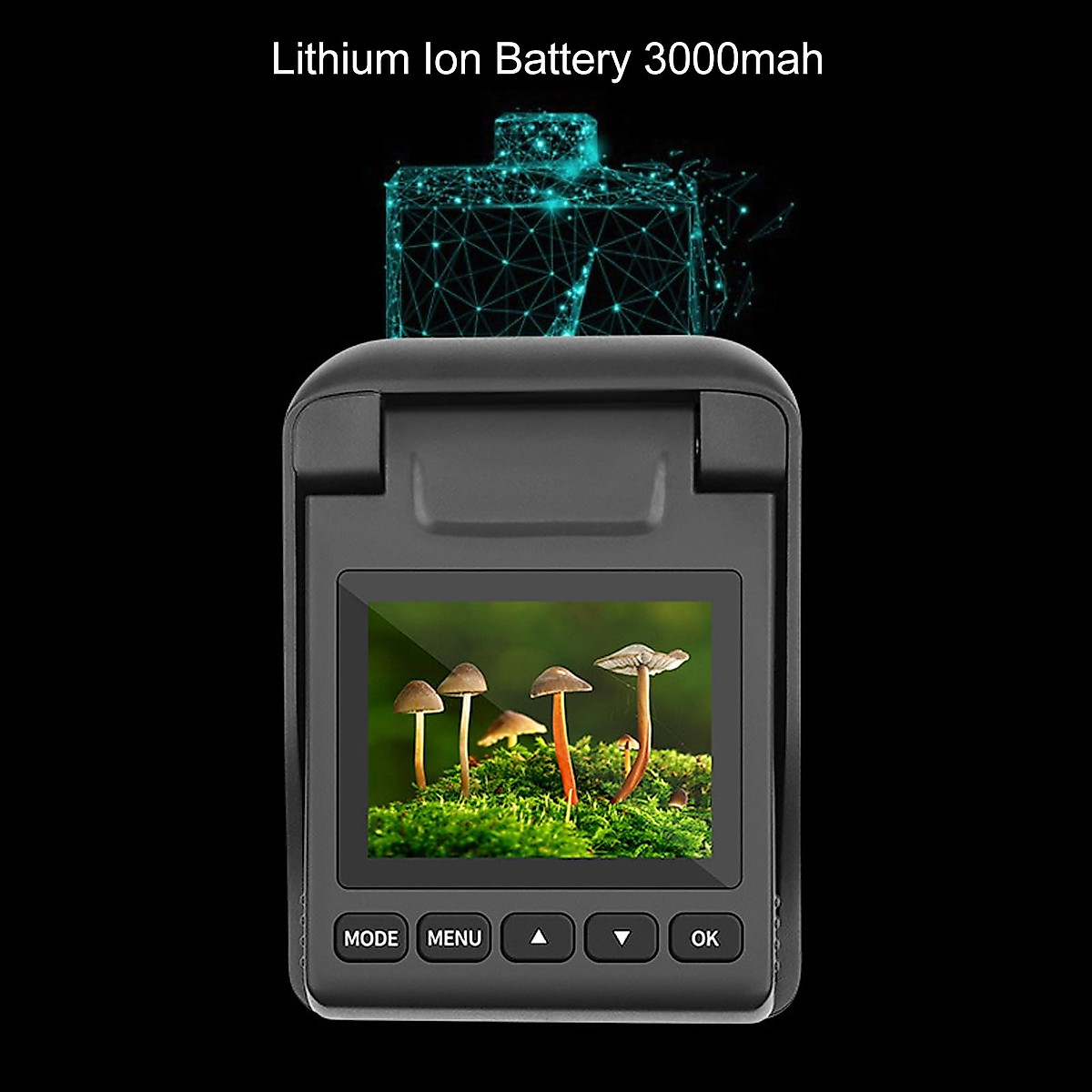 4K 32MP Time Lapse Camera, Construction Outdoor Security Time Lapse Camera, Full Color Full HD Time Lapse Camera with 2.0in LCD Screen, Macro Shooting IP66