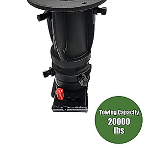 Blrack C5G1216 Adjustable Cushioned RV 5th Wheel to Gooseneck Adapter 12"-16"
