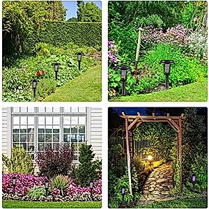 2 Pack Solar Bug Zapper Outdoor Mosquito Repellent Outdoor for Patio - Mosquito Killer & Lighting - 2 in 1 Waterproof Mosquito Zapper Fly Repellent for Outdoor