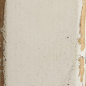 Signature Design by Ashley Realyn French Country Upholstered Swivel Bar Height Bar Stool with Foam Cushioned Seat, White & Beige