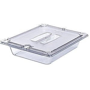 Carlisle FoodService Products 10220B07 Storplus Half Size Food Pan, Polycarbonate, 2.5" Deep, Clear