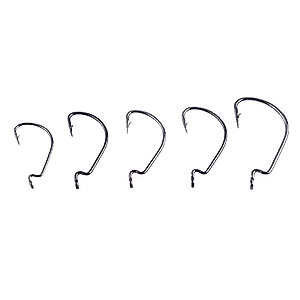 Fishing Accessories Tools, High Carbon Steel Hook Offset Hook for Fishing