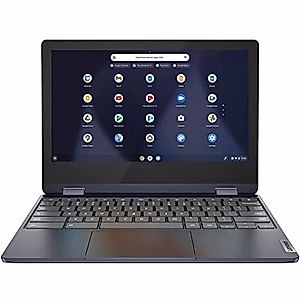 Lenovo 2022 Flex 3 Touchscreen Chromebook, 2-in-1 11.6" HD for Business and Student Laptop, MT8183 CPU, 4GB LPDDR3, 64GB eMMC, Webcam, Blue, Chrome OS, 32GB USB Card