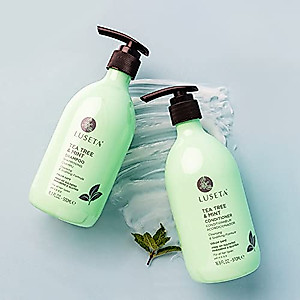 Luseta Tea Tree and Mint Conditioner Cleaning & Smoothing, Anti-Dandruff Conditioner 16.9 Oz, Sulfate Free & Paraben Free