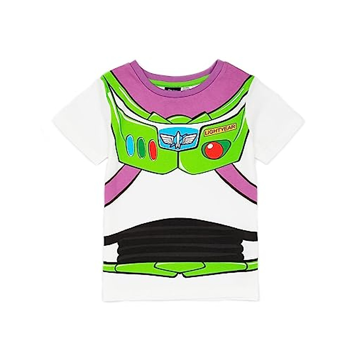 Disney Toy Story Boys Pajama Set | Kids Buzz Lightyear Hero T-Shirt & Shorts PJs Loungewear | Movie Nightwear Pajama Gift Green