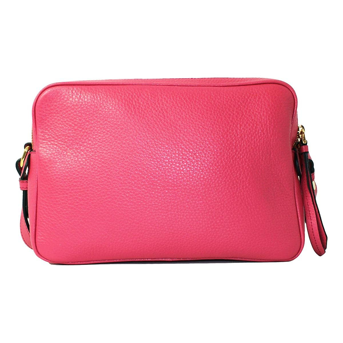 Prada Women's Vitello Phenix 1bh079 Pink Leather Cross Body Bag