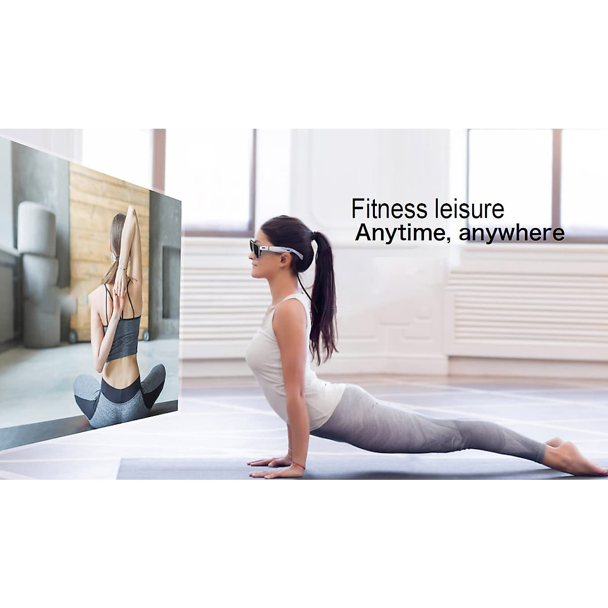 Goolton G20D AR Glasses Augmented Reality Wearable Tech Headsets Smart Glasses for Movie Video Display,43°FoV,