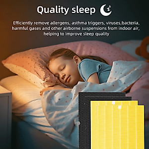 116131 True HEPA Replacement Filter I for Winix C555 5500-2 Plasmawave Air Purifier,2 Pack H13 True HEPA Filters and 2 Pack Activated Carbon Filter Combo Pack