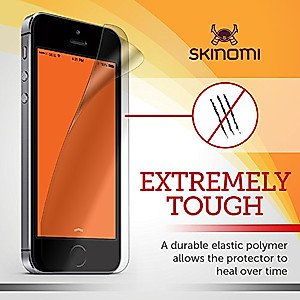 Skinomi Matte Screen Protector Compatible with Nokia 6 (2018, Nokia 6.1) Anti-Glare Matte Skin TPU Anti-Bubble Film