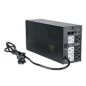 600VA/360W Ups Battery Backup and Surge Protector,Computer Uninterruptible Power Supply Units,SKE Ups Power Supply