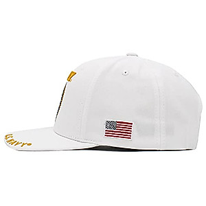 KBNAVY-004 WHT US Navy Officially Licensed Baseball Cap Military USA Vintage Adjustable Hat