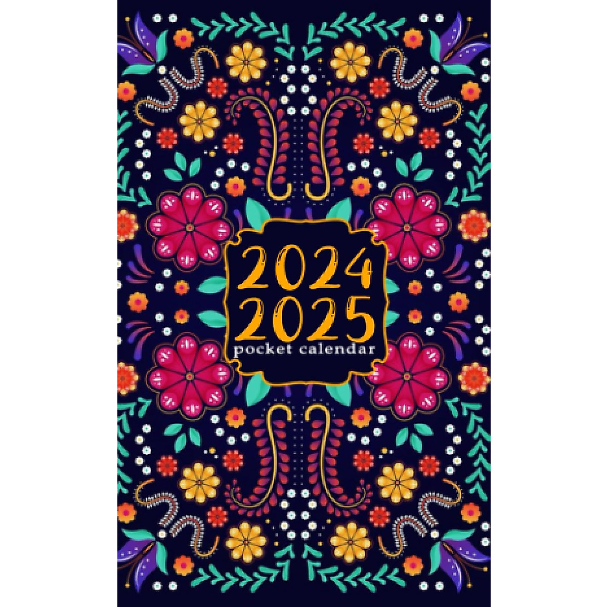2024-2025 pocket calendar for purse: January 2024 To December 2025 - Small Size 4 x 6.5 Inches