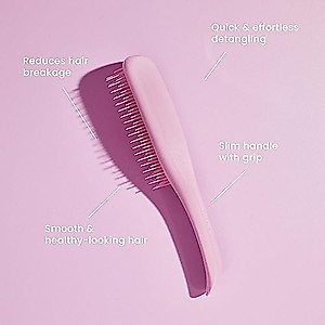 TANGLE TEEZER The Wet Detangler Hairbrush, Raspberry Rouge