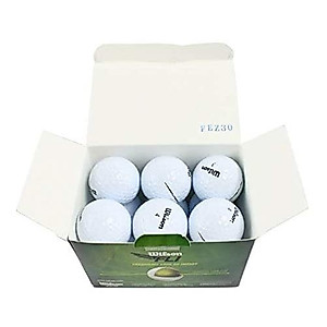 WILSON Staff F.L.I. Golf Balls (Pack of 12) White