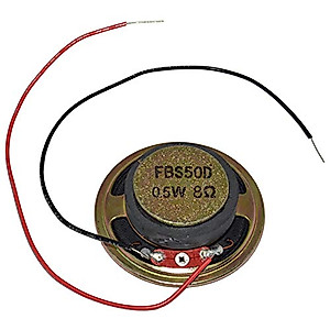 EX ELECTRONIX EXPRESS 4 Pack 2 Inch 0.5 Watt Round Speaker with Wire Leads, 8 ohm