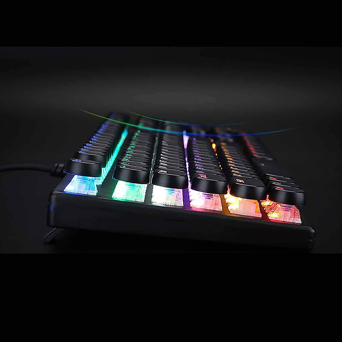 Round Keycap Retro Mechanical Keyboard 108-Key Internet Cafe Gaming Computer Keyboard, Full-Key Conflict-Free, Suitable for PC, Computer and Laptop