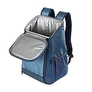 Igloo Top Grip Repreve Eco-Friendly Maxcold Backpack Cooler-Blue