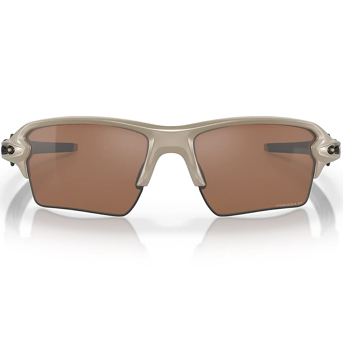 Oakley Men's Oo9188 Flak 2.0 XL Rectangular Sunglasses, (84) Desert Tan/Prizm Tungsten Polar, 59 mm
