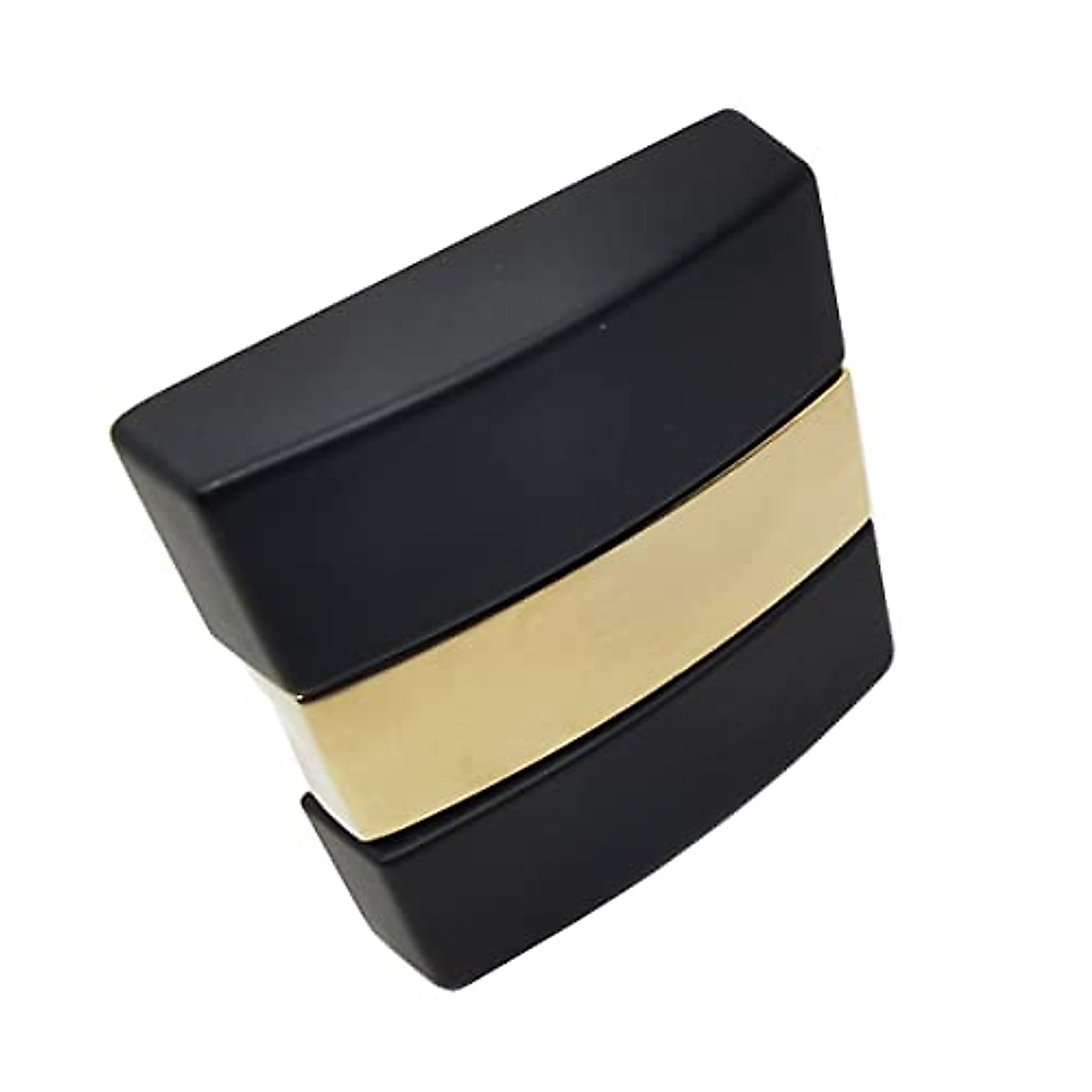 2 pcs Folding Wall Hooks Towel Hanger Coat Clothing Holder for Bathroom Bedroom (Black&Gold)