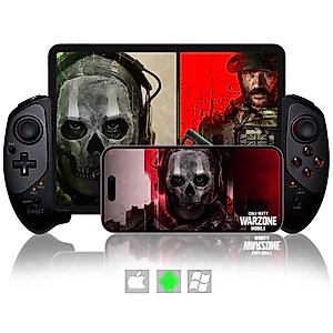 arVin Gaming Controller for iPad/iPad Mini/iPad Air, iPhone 15/14/13/12, iOS, Tablet Android Gamepad for Samsung Galaxy Tab, Huawei MatePad, Yoga Tab[Within 5-11 inch] PC Game Joystick for COD, Steam