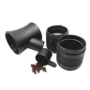 Portable Espresso Machine - Manually Operated - Compact Handheld Coffee Maker - No Batteries - Perfect for Travel, Camping, Beach, Hotel