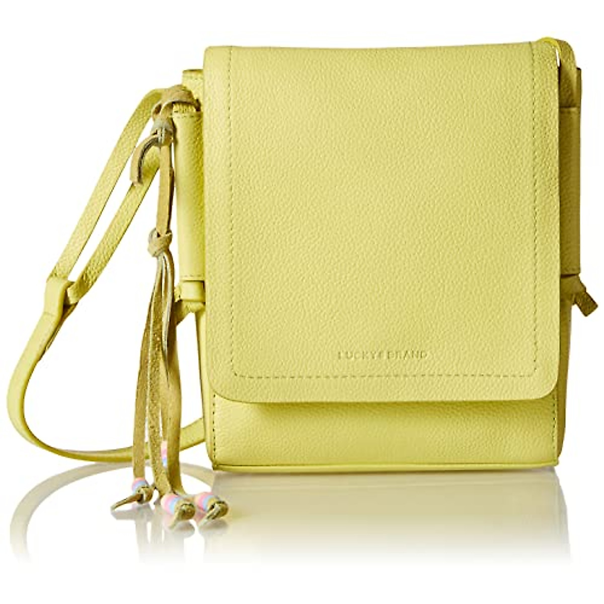 Lucky Brand womens Atri Crossbody, Sunny Lime, One Size US