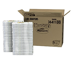 Huggies Little Movers Diapers Economy Plus, Size 5, 140 Count (packaging may vary)