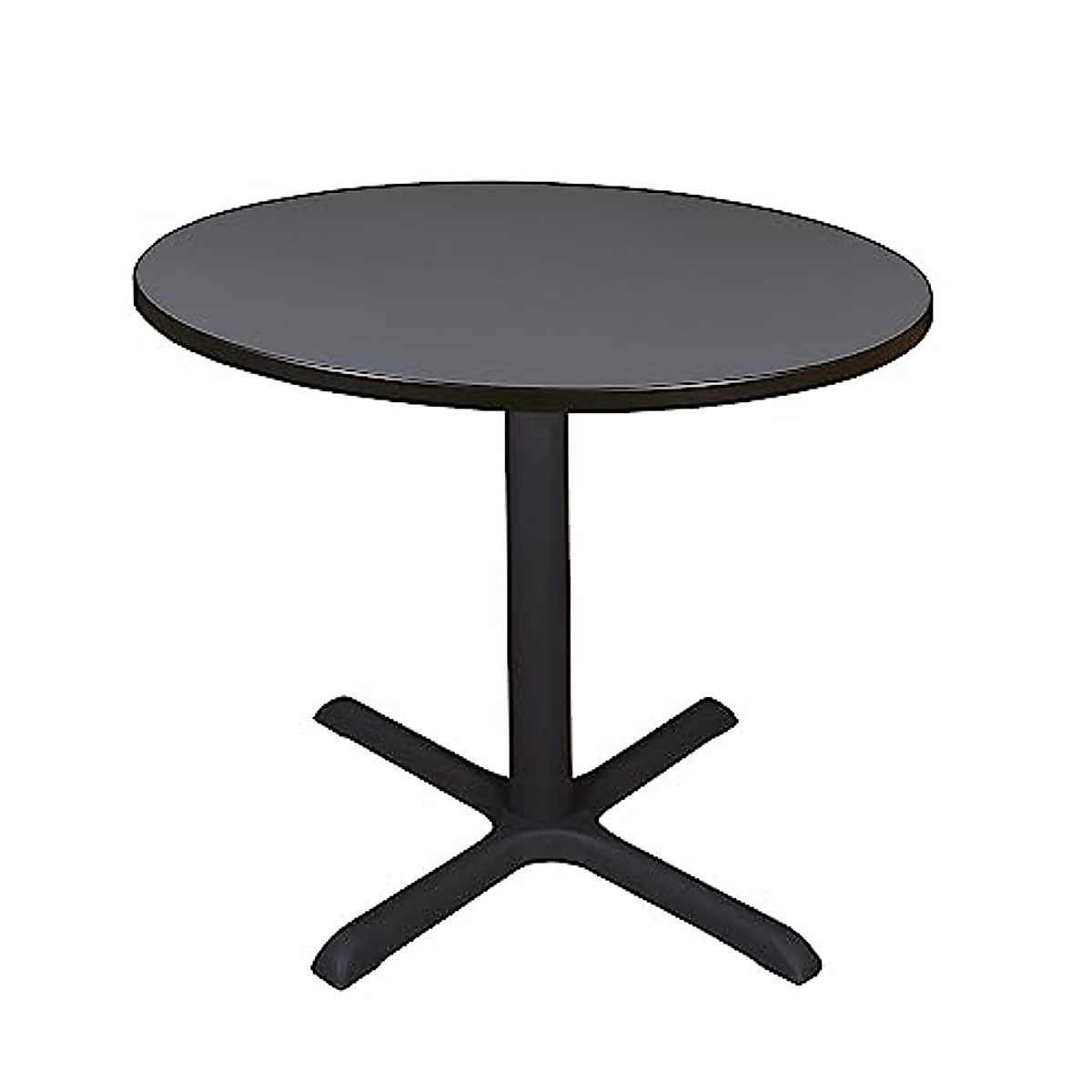 Cain 42" Round Breakroom Table- Grey