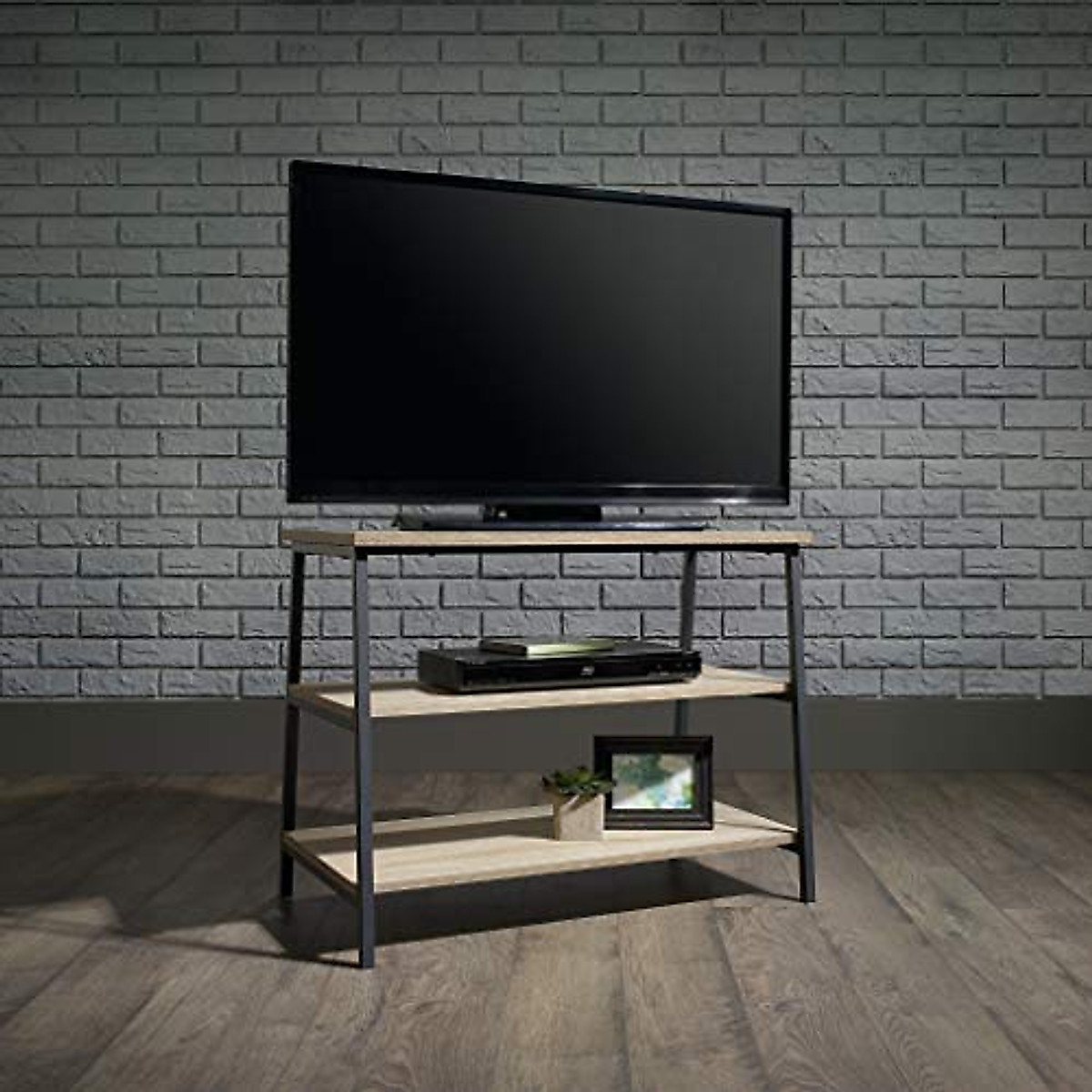Sauder North Avenue TV Stand, For TVs up to 36", Charter Oak finish