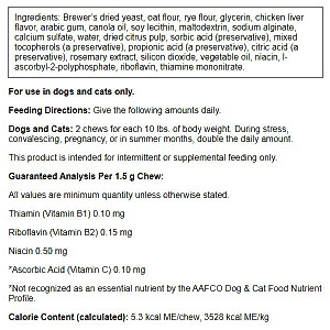 Swanson Brewer's Yeast Formula for Cats and Dogs 160 Chews
