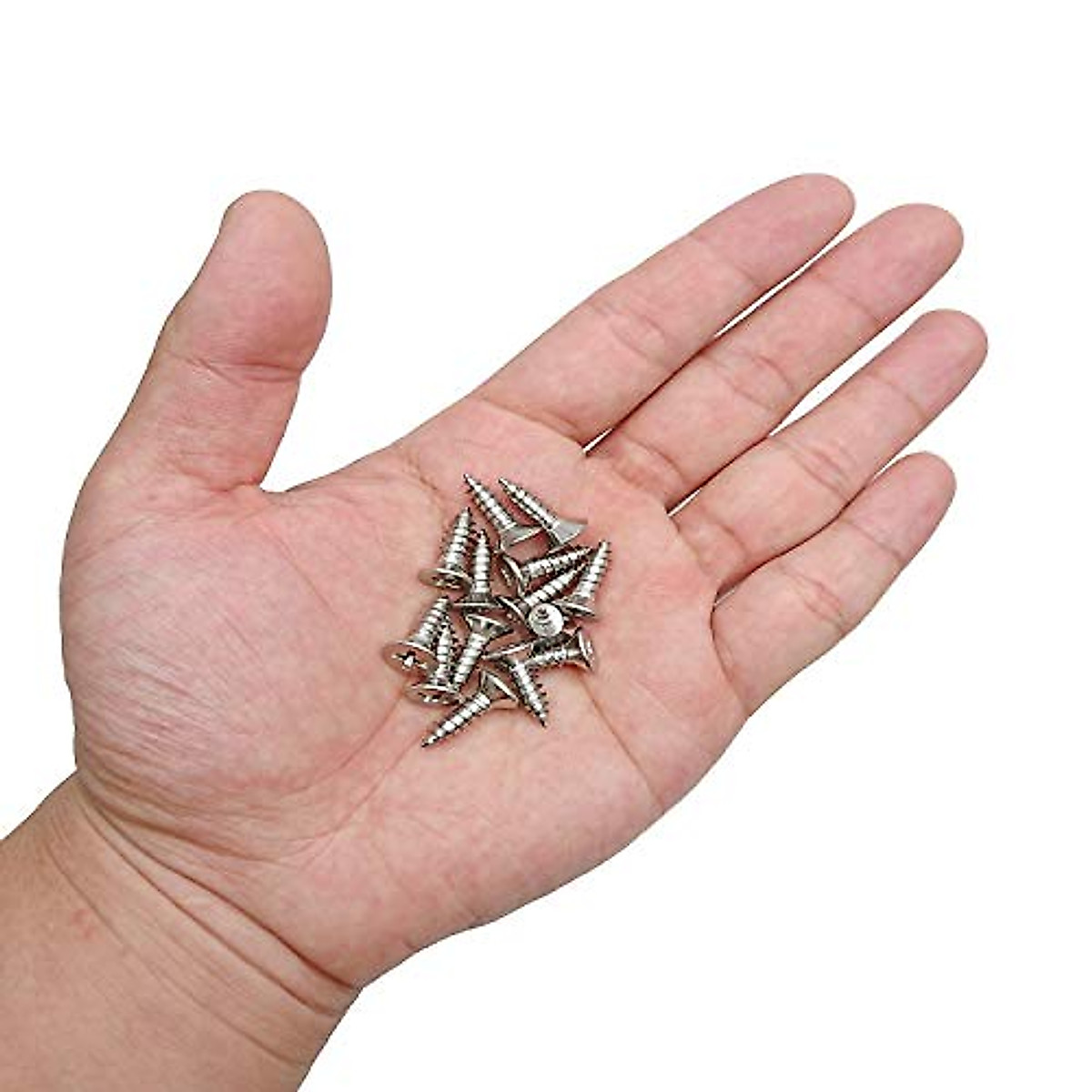 #8 x 5/8" Wood Screws 304 Stainless Steel Phillips Flat Head Screws Self Tapping Screws 100 Qty.