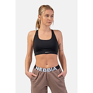 NEBBIA Active Sports Bra Medium Impact 413 Black