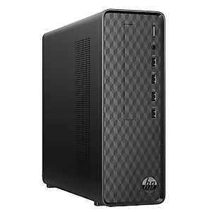 HP 2023 Slim Desktop, 12th Gen Intel Core i5-12400, 16GB RAM, 1TB PCIe SSD, VGA, HDMI, Wi-Fi, Wired KB & Mouse, Windows 11 Home, Black