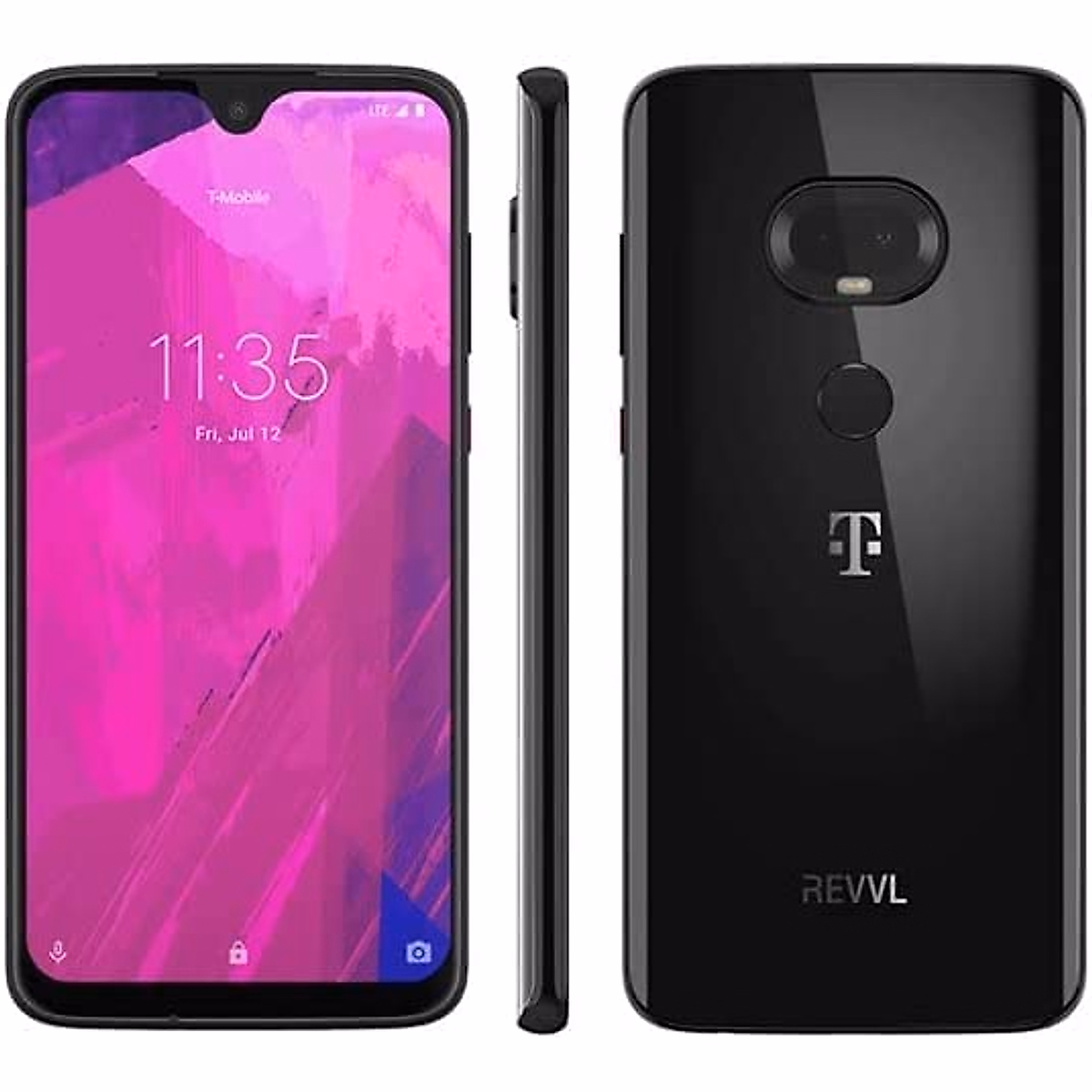 Motorola Moto Revvlry + / G7 Plus | Made for The USA 4/64GB | 16MP Dual Camera System | Black t-Mobile