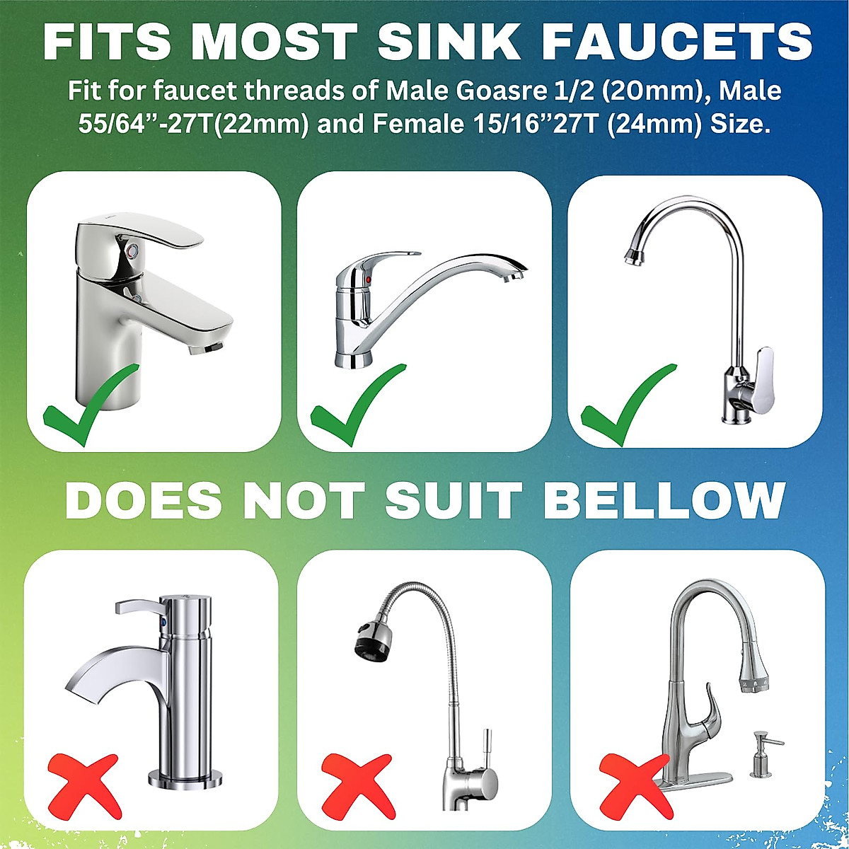 1080°Free Rotating Faucet Extender, Universal Swivel Robotic Arm Swivel Extension Faucet Aerator with 2 Water Outlet Modes,Brass Faucet Attachment for Kitchen Bathroom Sink(Brushed Nickel)