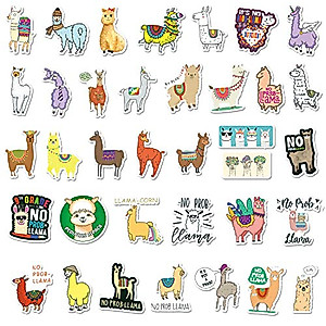 150 PCS Lovely Alpaca Stickers for Kids Teens Llama Vinyl Waterproof Stickers for Laptop Water Bottle