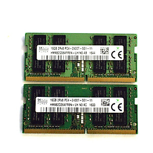 Hynix 32GB 2RX8 PC4-2400T-SE1-11 HMA82GS6AFR8N-UH N0 DDR4-2400 SODIMM