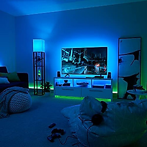 GE LED TV Tape Light, Color Changing Strip Light with Remote, 84 Inches