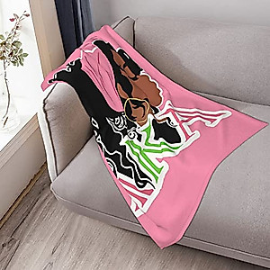 Throw Blanket Flannel Fleece Microfiber Fuzzy Flannel Blanket Soft, Warm, Lightweight 50" X 40"