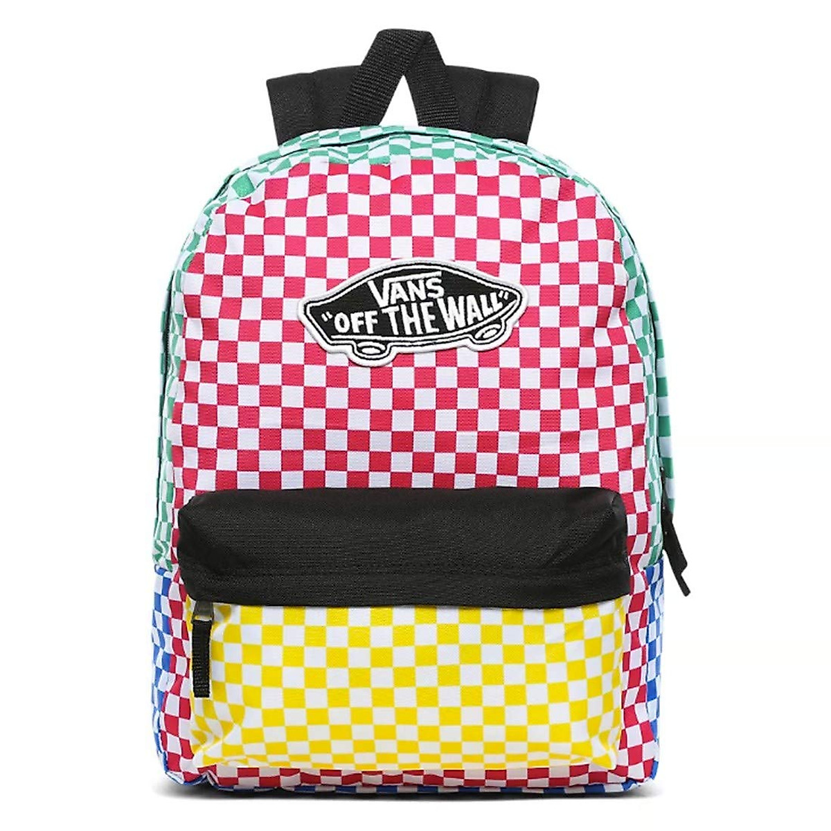 Vans Women's Realm Backpack, Checker Block, One Size