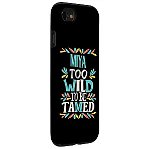 iPhone SE (2020) / 7 / 8 MIYA Name Cute Retro Girls Wildflower MIYA Name Case