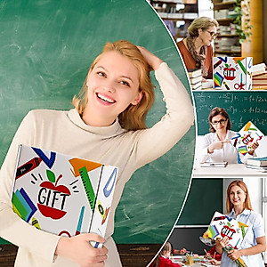 UAREHIBY Teacher Gifts,6 PCS Teacher Appreciation Gifts,Back to School Gifts for Teachers,End of The Year,Graduation,Valentine's Day Gifts for Teacher with Socks,Pen Holder,Scented Candle