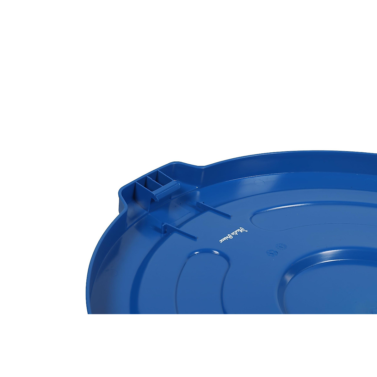 PLASTIC PRINCE Round Trash Can Lid Compatible with 55 Gallon Plastic Prince Container, Blue