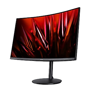 Acer EI322QK Abmiiiphx 31.5" 1500R Curved UHD (3840 x 2160) Monitor | Adaptive-Sync Support | 90% DCI-P3 | HDR 10 Support | 1 x Display Port 1.2, 2 x HDMI 2.0 Ports & 2 x HDMI 1.4 Ports,Black