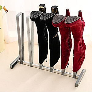 xiaolajiao Stainless Steel Boot Rack, Durable Boot Storage, Shoes Storage Holder Organizer