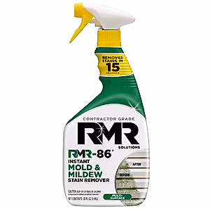 RMR-86 Instant Mold and Mildew Stain Remover Spray - Scrub Free Formula, 32 Fl Oz